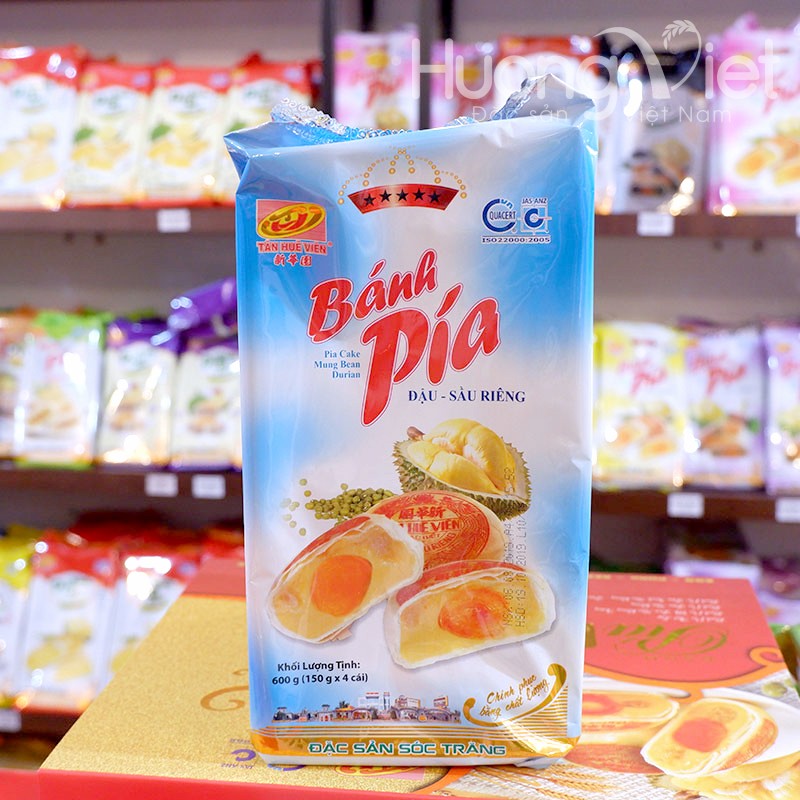 Bean & durian Pia cake - VietRau